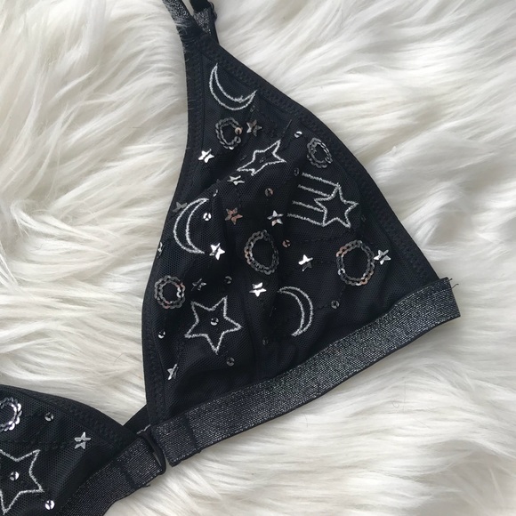 Victoria's Secret | Intimates & Sleepwear | Vs Moon And Stars Bralette ...